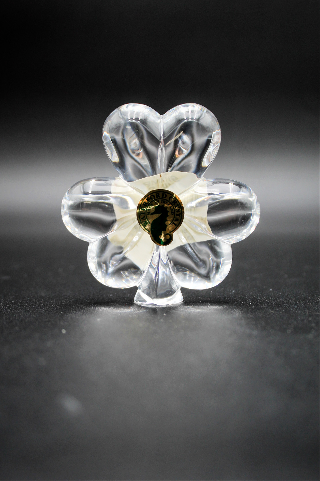 Waterford Crystal Shamrock Hand Cooler Paperweight - Hope Chest Thrift ...
